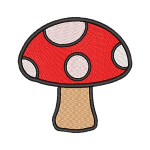 3 Mini Mushroom Embroidery Design, 4 Sizes, Cute Mushroom Embroidery ...
