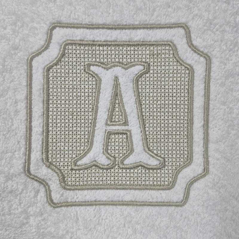 Towel Embroidery Initials - Etsy