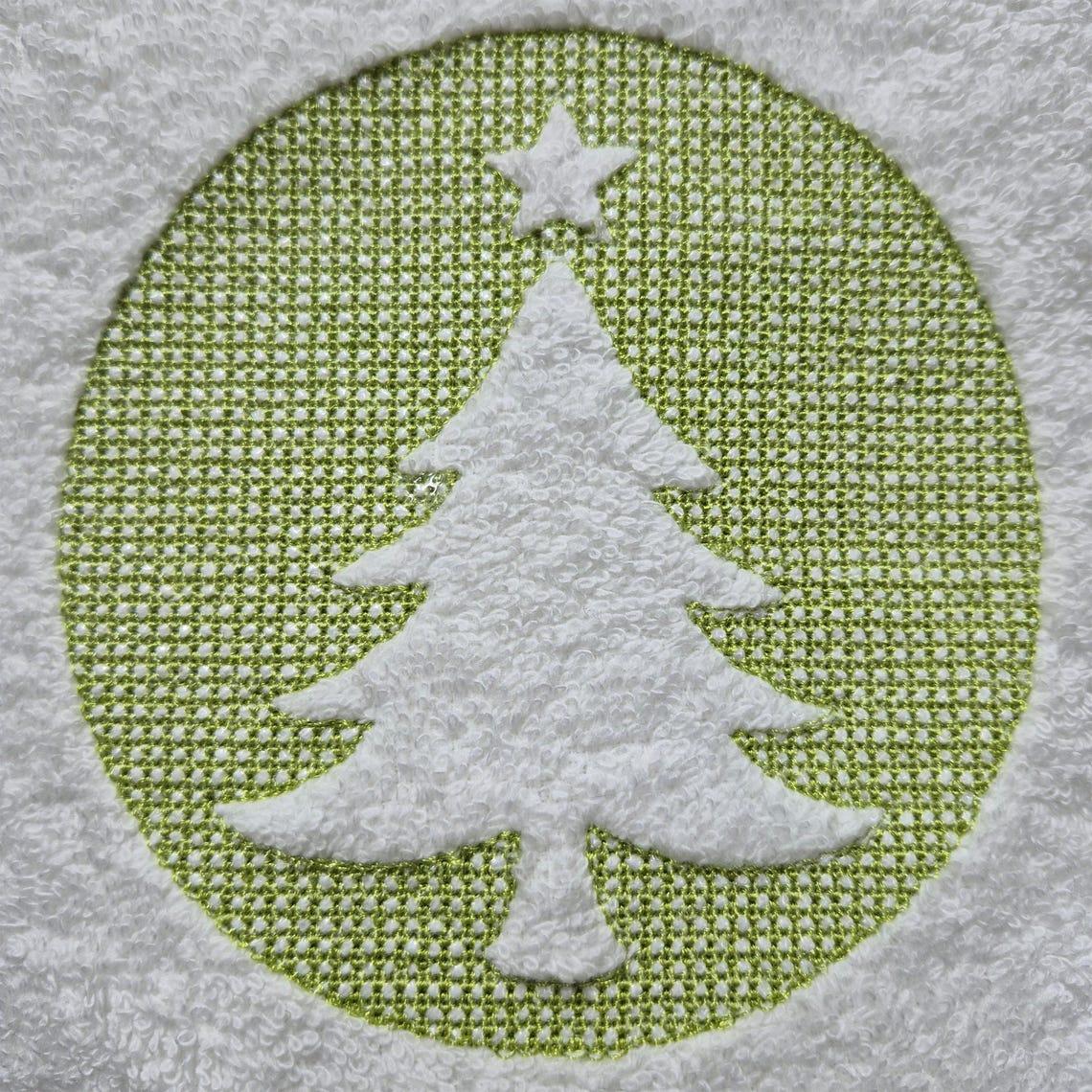Embossed Christmas Tree Machine Embroidery Design, 17 Sizes, Pine ...