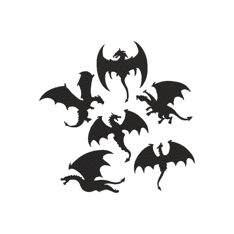 Book Dragon Pes File - Etsy