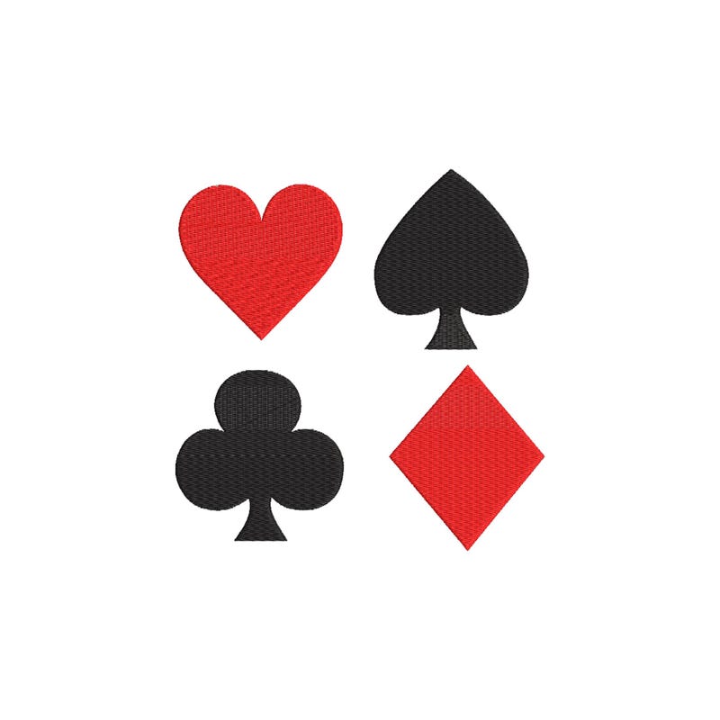 Deck of Cards Pes File - Etsy