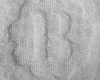 Embossed Monogram Towel Design 5 Sizes A-Z Sorted Best for - Etsy