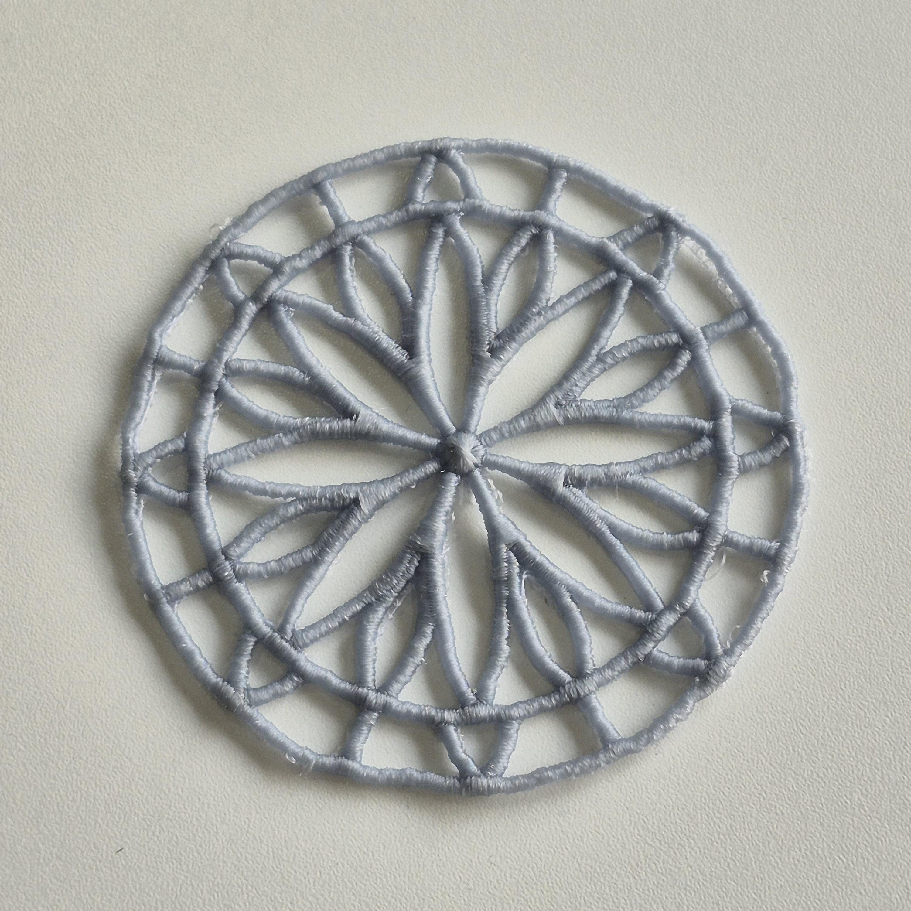 2 Free Standing Lace Coaster Embroidery Design, 5 Sizes, in the Hoop ...