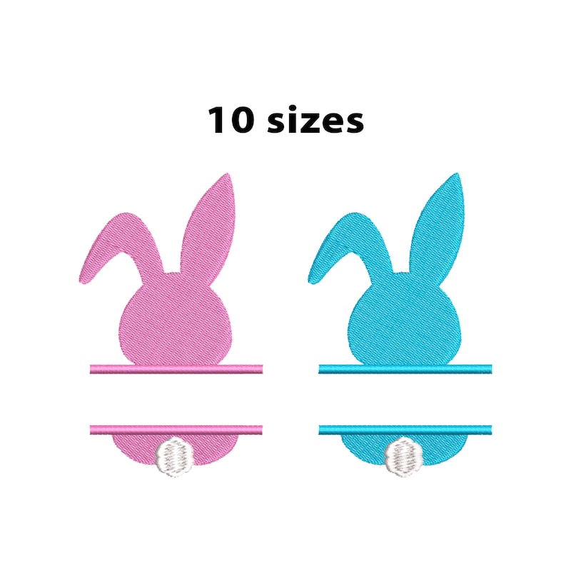 Bunny Embroidery Design - Etsy