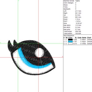 4 Individual Plushie Felt Eyes Embroidery Design, 7 Sizes, Animal Eyes ...