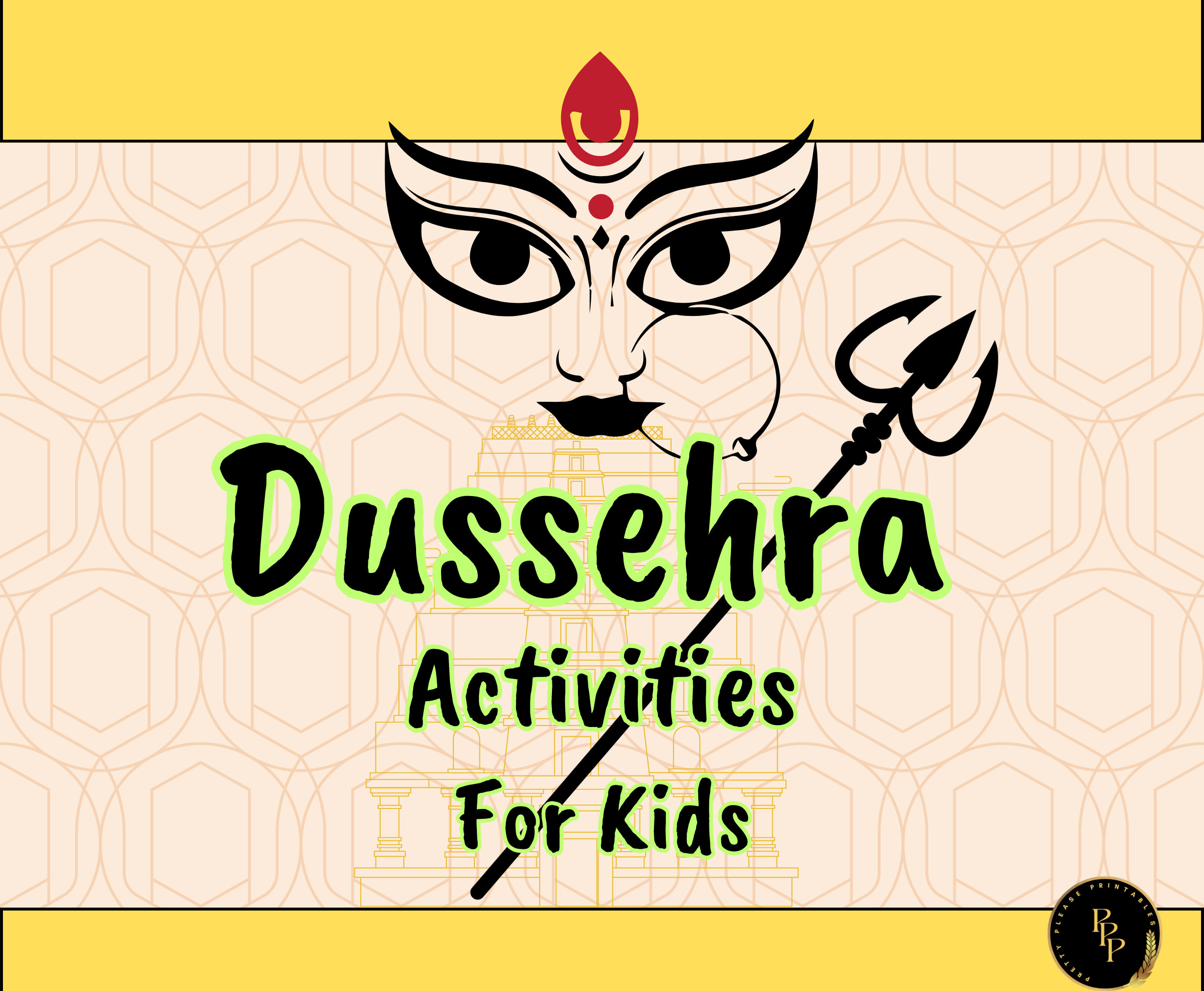 14 Printable Dussehra/dasara Activities for Kids Bundle, Coloring Pages ...