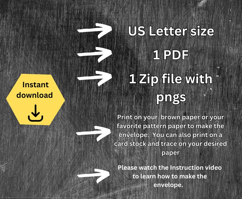 Seed Envelope Template Printable Different Sizes Envelope Template ...
