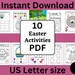 10 Printable Easter Activity Bundle, Kids Easter Activities, Coloring ...