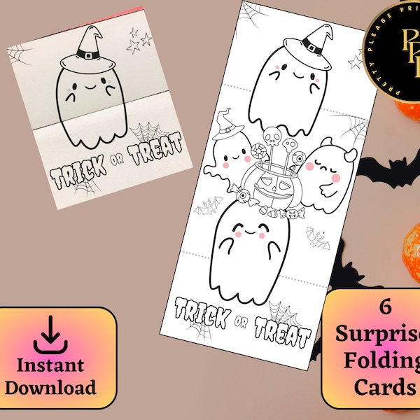 Halloween Greeting Cards for Kids - Etsy