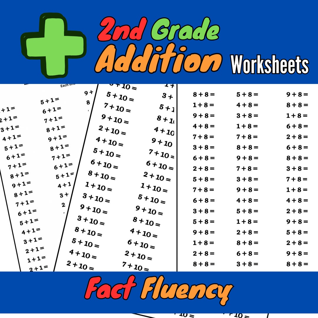 Addition Worksheets Printable Math Addition Facts Practice Worksheets ...