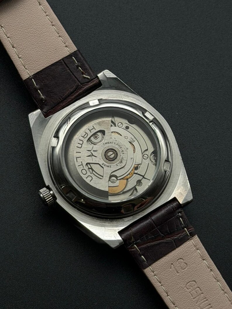 Hamilton Automatic. Day/date Dial Color Brown Man's Watch Movement Eta ...