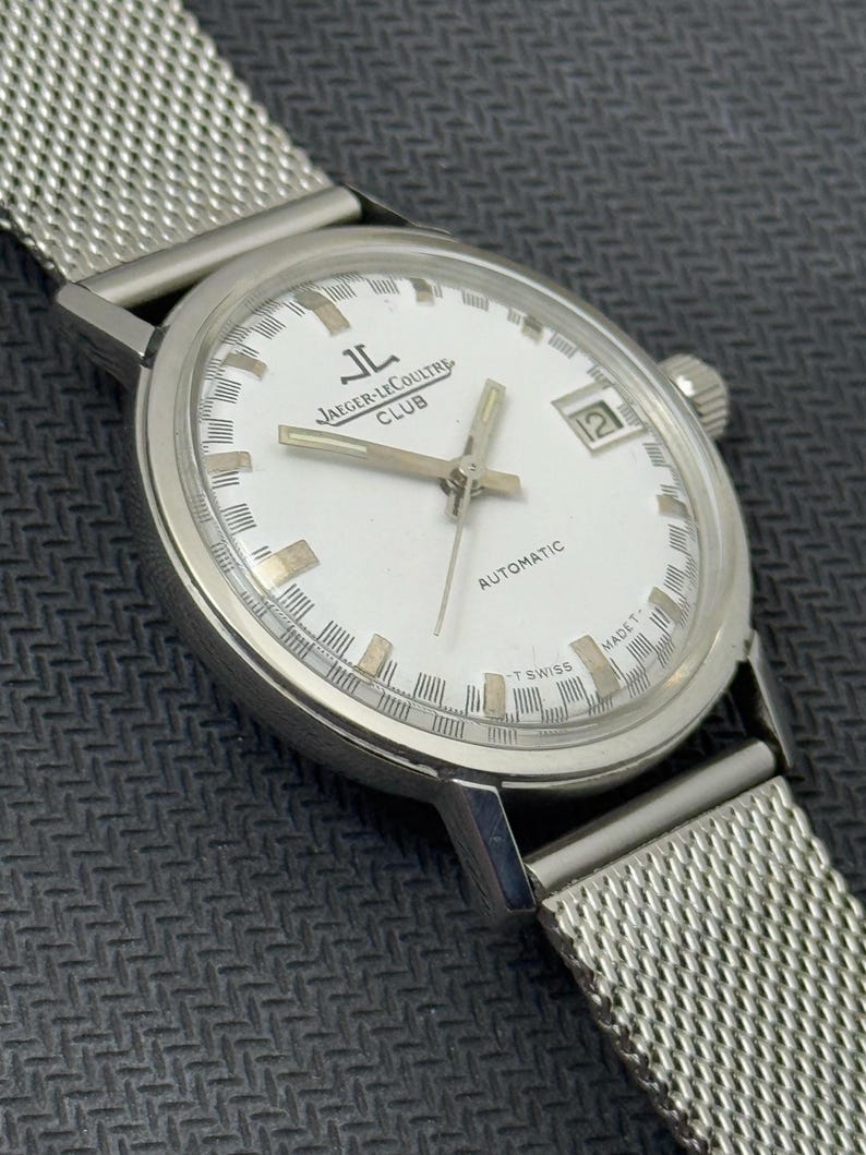 Jaeger Lecoultre Club Automatic Date Dial White Color Man's Watch ...