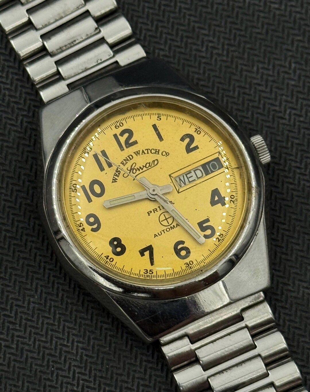 Vintage West End Watch Co. Jawan Prima Automatic Swiss Made Men's Watch ...