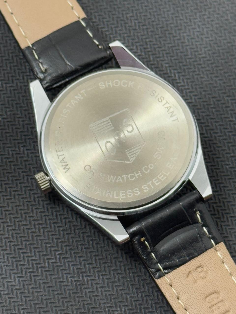 Rare Vintage Oris White Dial Hand Winding FHF Movement ST-96 Swiss Mens ...