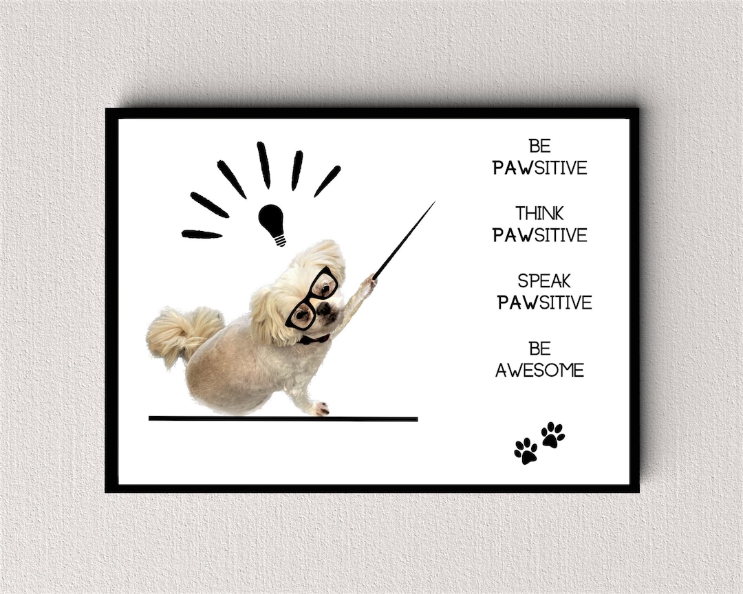 8 X 10 DOG LOVERS MOTIVATIONAL Poster Printable Dog Lovers - Etsy