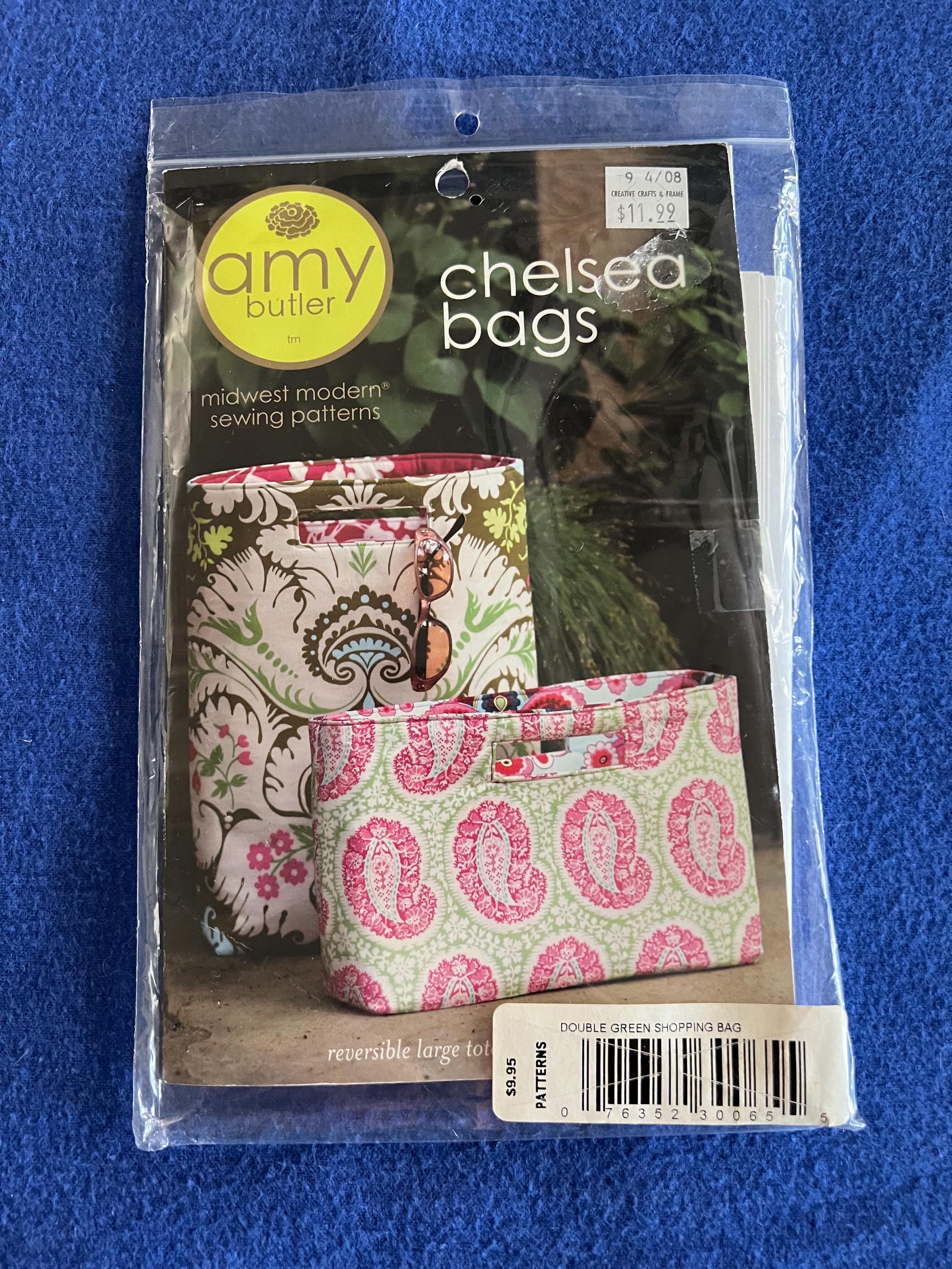 Amy Butler Chelsea Bags Sewing Pattern for Large Tote & Handbag New and ...