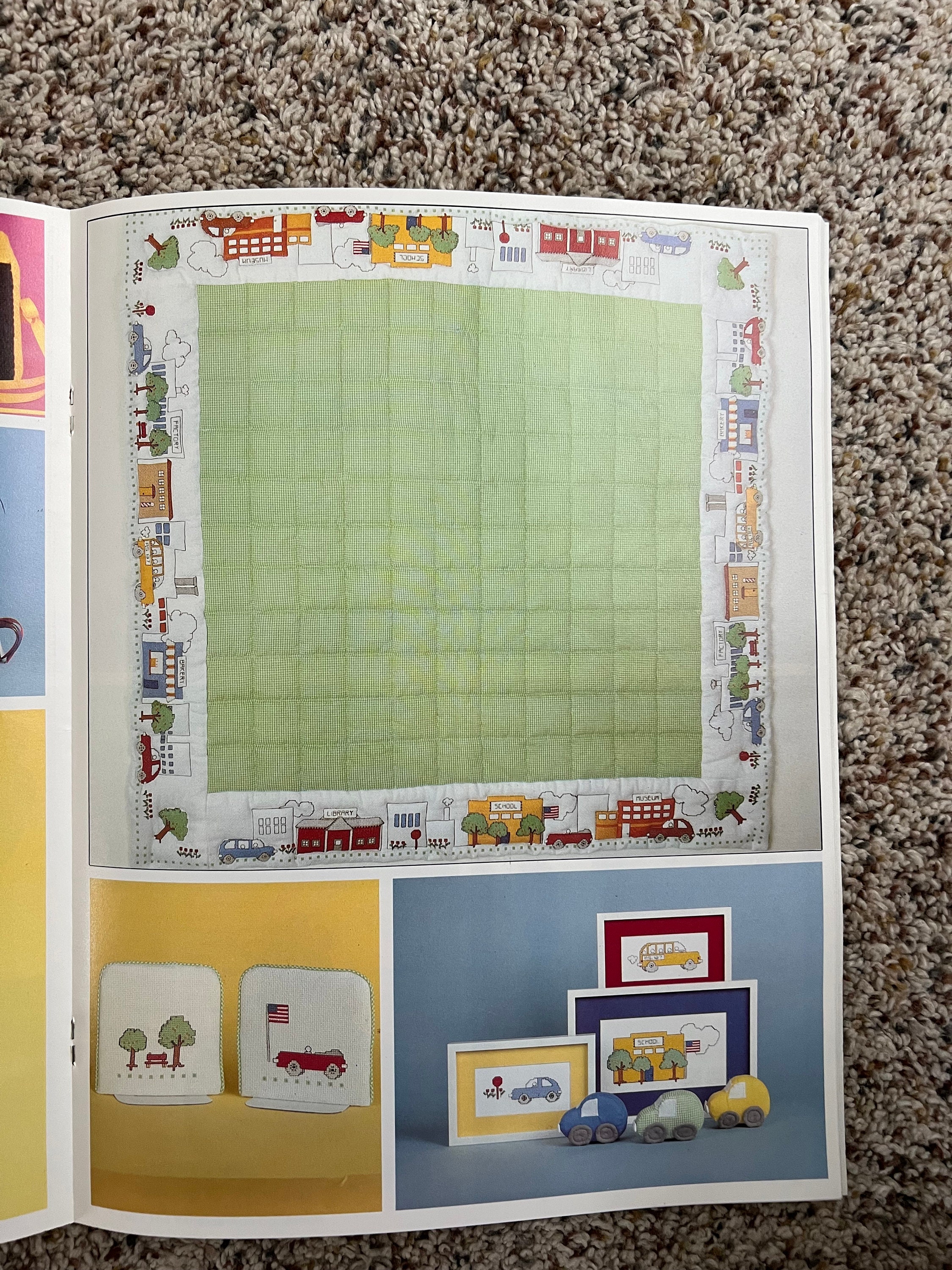 The Mistletoe Express Cross Stitch and Quilting Book - Etsy