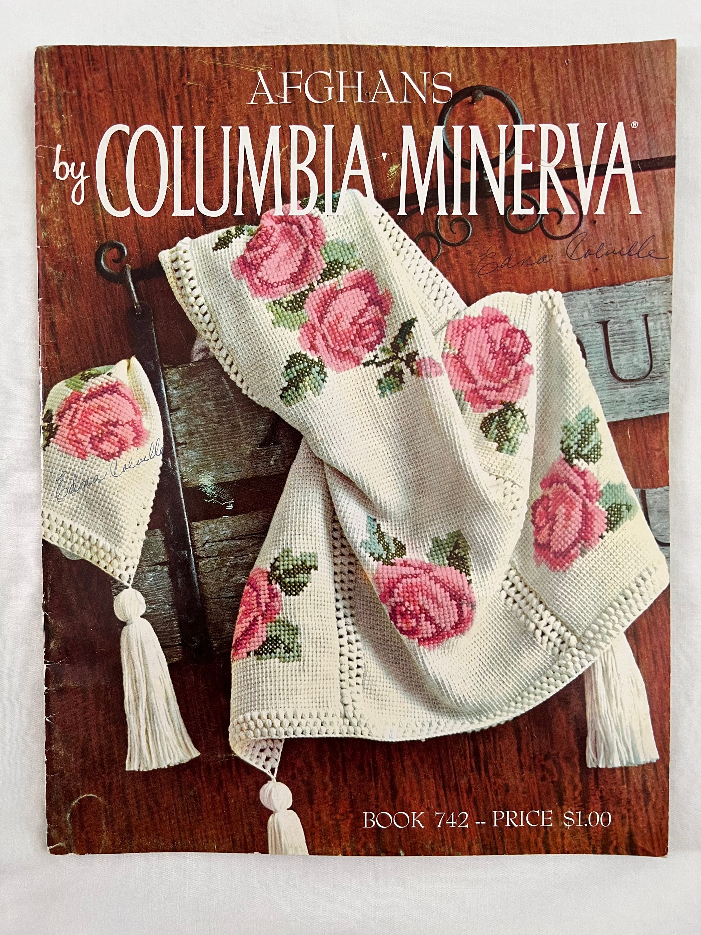 Afghans by Columbia Minerva Crochet & Knitting Pattern Book - Etsy