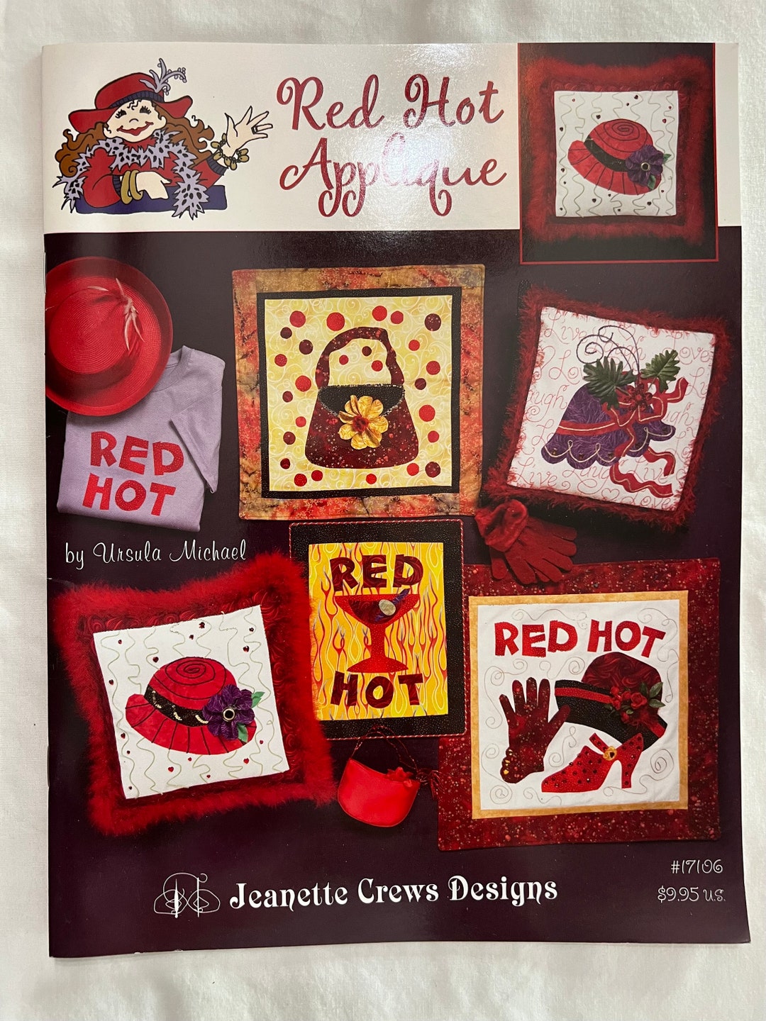 Jeanette Crews Designs Red Hot Appliqué Craft Book - Etsy