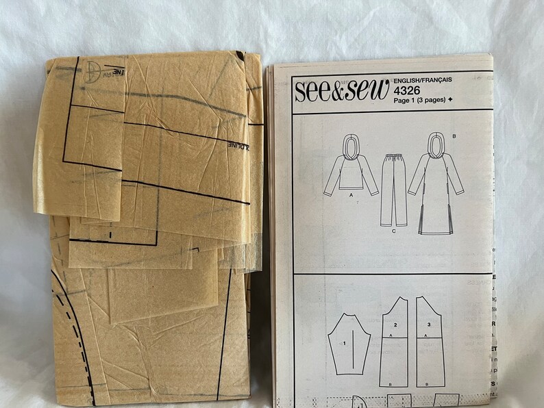 See & Sew Sewing Pattern Womans Pajama New Uncut - Etsy
