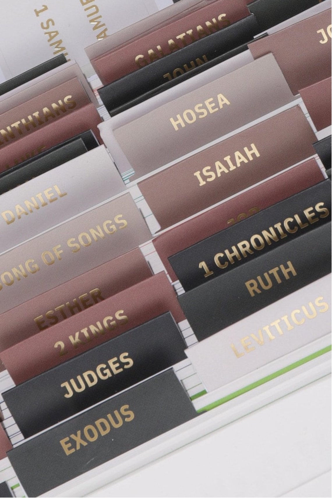 Bible Tabs for Women - Gold Foil Bible Tabs - Earth Tone Bible Stickers ...