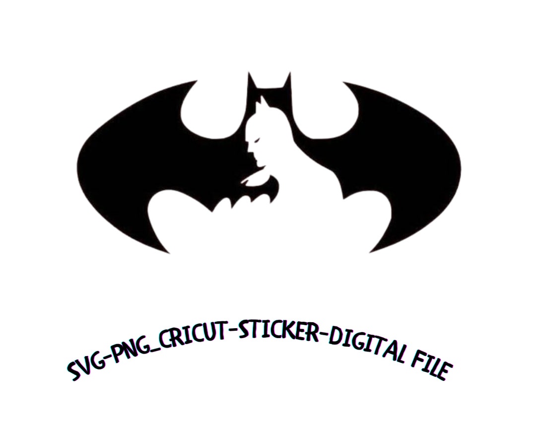 BAT SVG Logo for Cricut Inkspace Sublimation Design Digital - Etsy