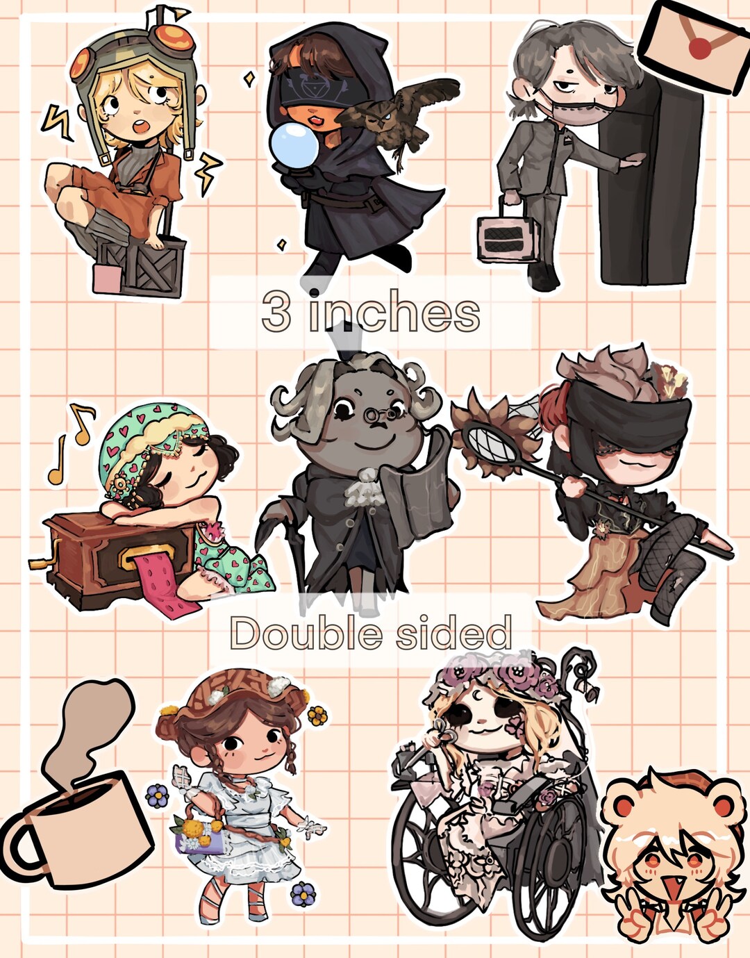 Identity V 3 Keychains BUY 2 GET 3RD FREE - Etsy