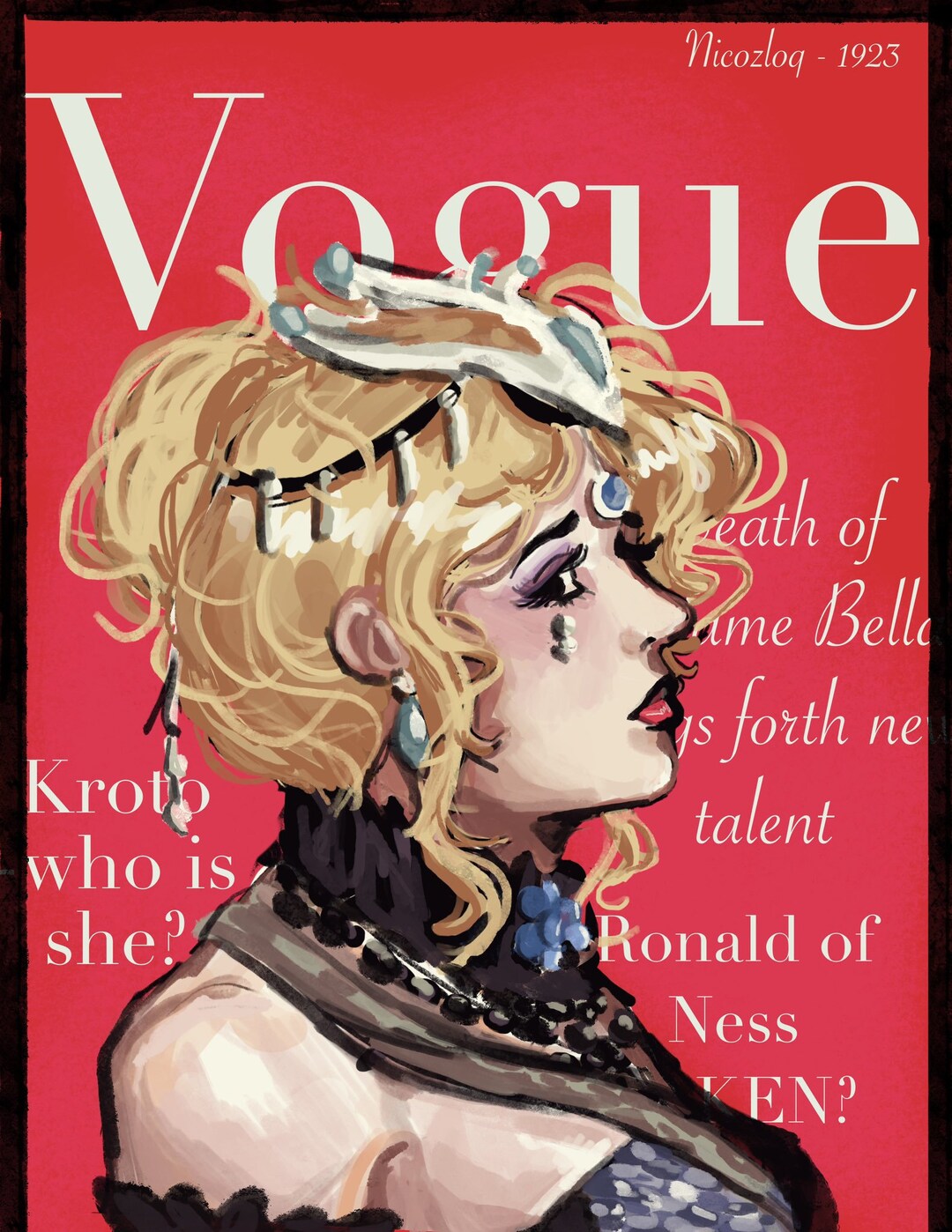 IDENTITY V Kroto Female Dancer 8 1/2 X 11 Print - Etsy