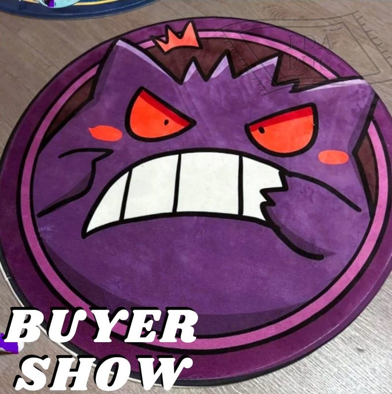 Pikachu Rug, Gengar Carpet, Pokemon Carpet, Pikachu Carpet, Pokemon Rug ...
