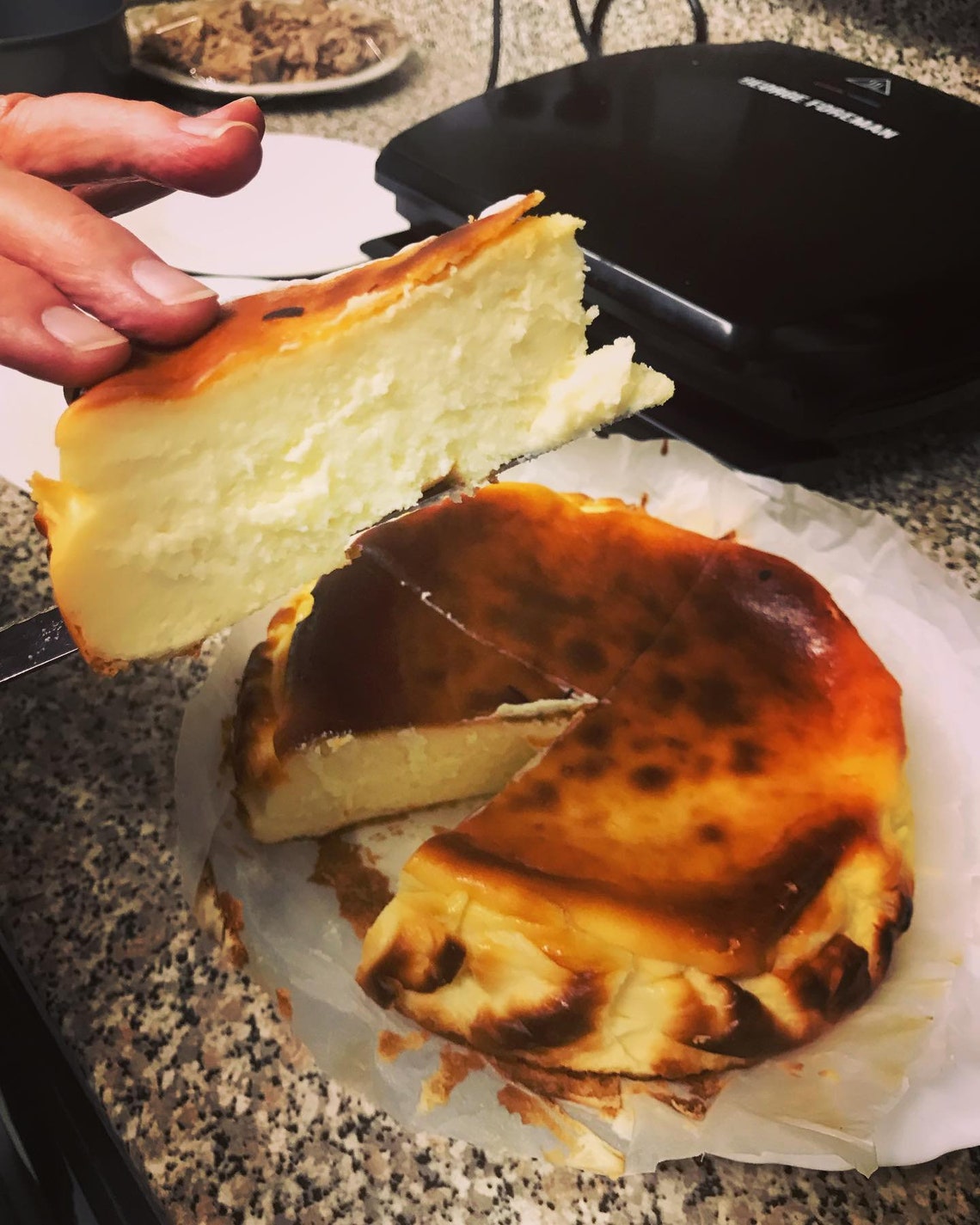 Spanish Burnt Basque Cheesecake San Sebastian Cheesecake Baked ...