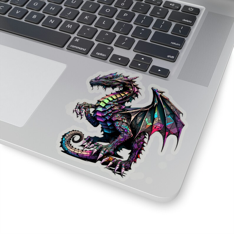 Cyberpunk Dragon Hacker Mods Futuristic Dragon Sticker Decal Variation ...