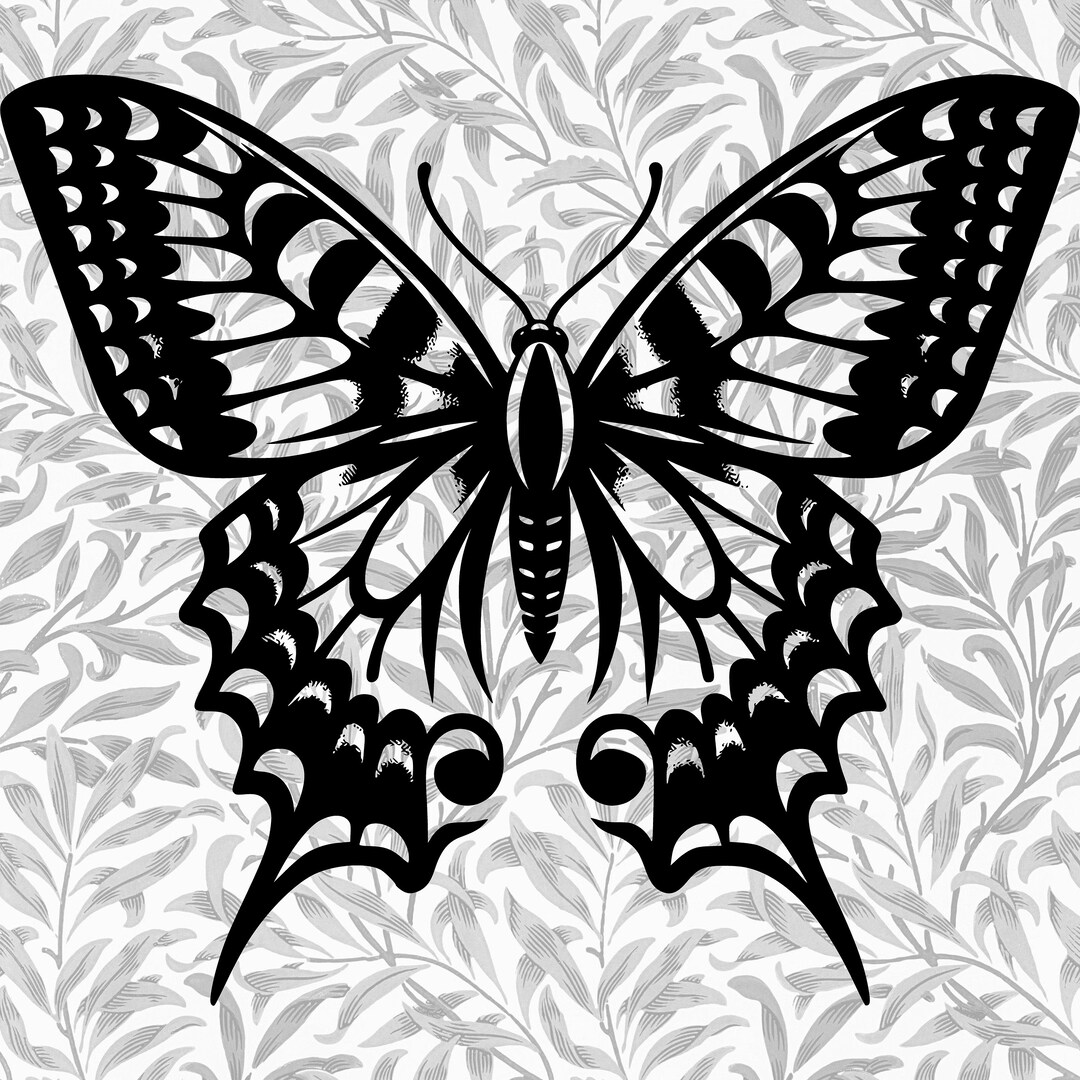 Beautiful Swallowtail Butterfly 23 SVG-PNG Clipart Pack: Ideal for ...