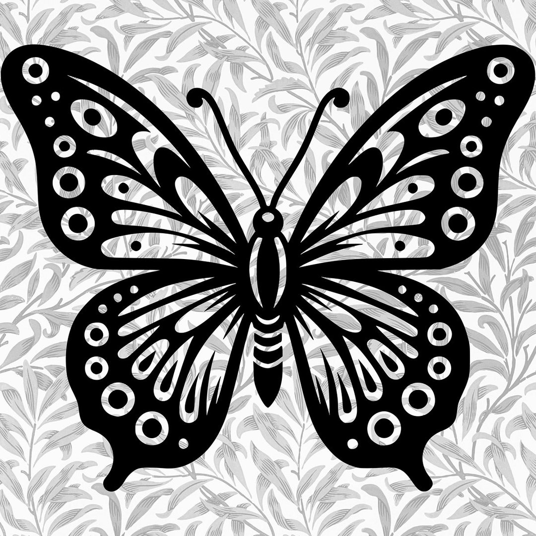 Beautiful Butterfly 12 SVG-PNG Clipart Pack: Ideal for Cricut ...
