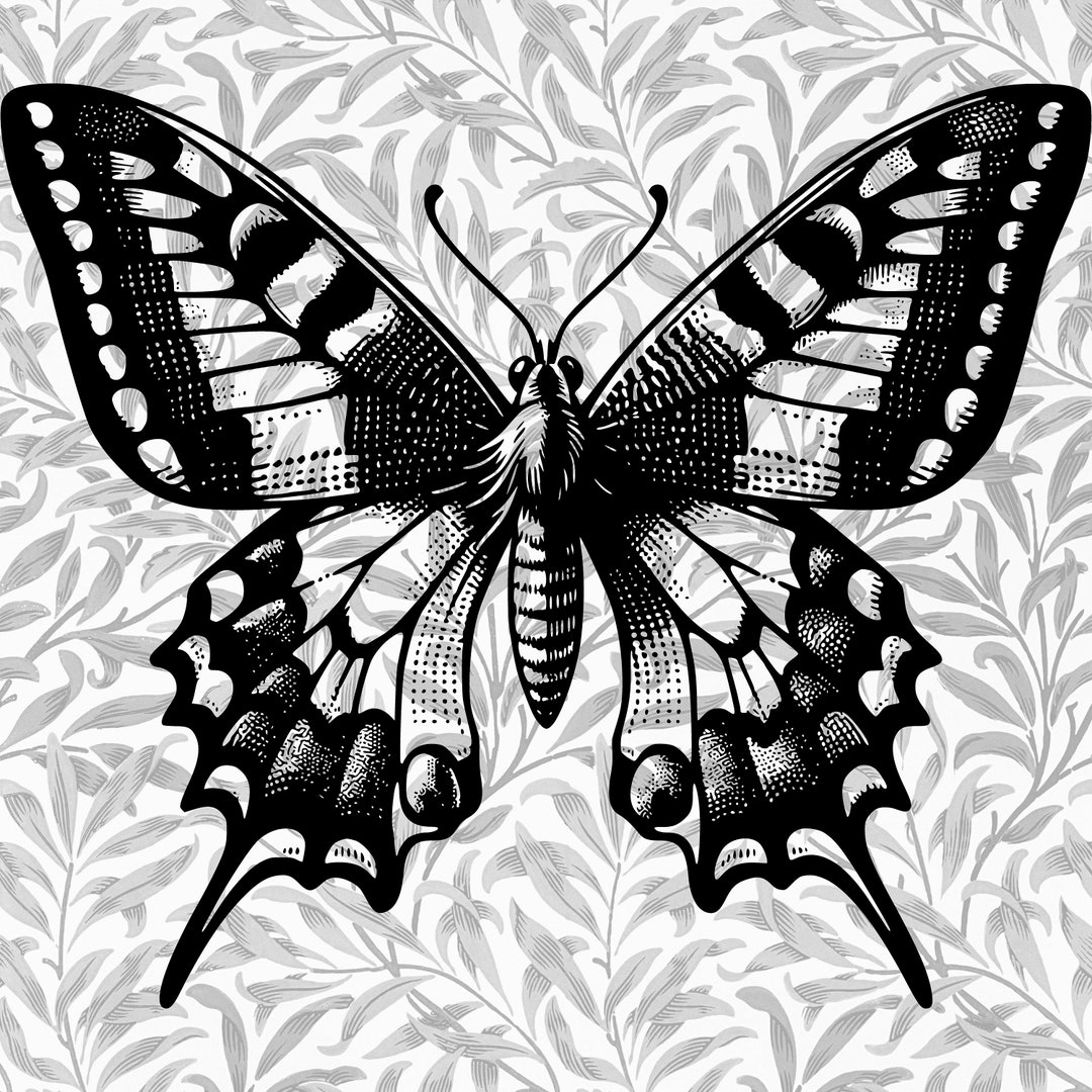 Beautiful Swallowtail Butterfly 24 SVG-PNG Clipart Pack: Ideal for ...