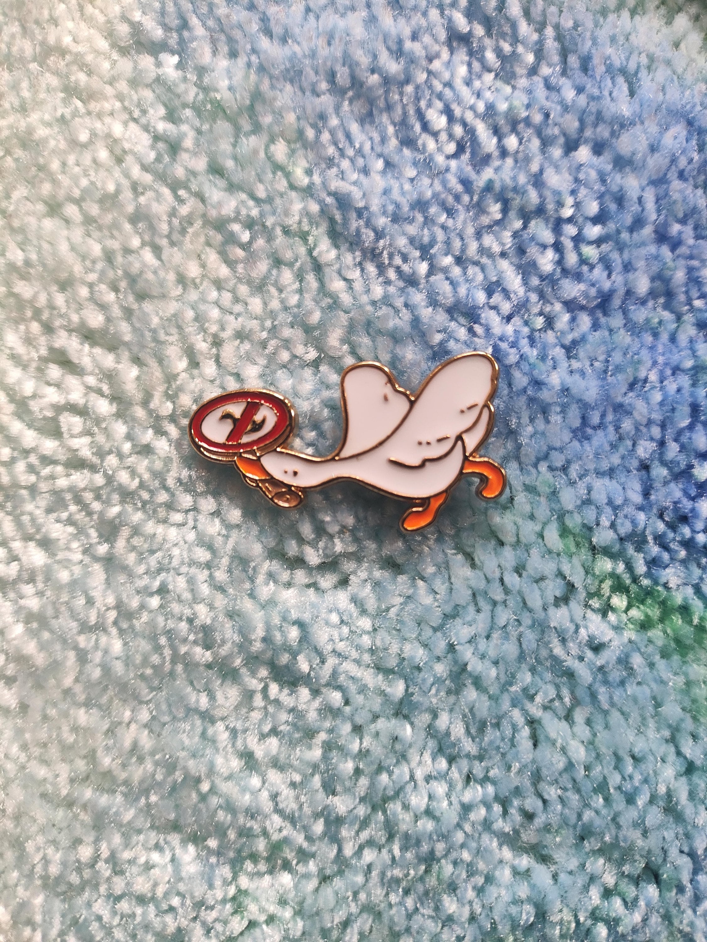 Goose With Knife Enamel PIN Untitled Goose Game Goose With Hammer ...