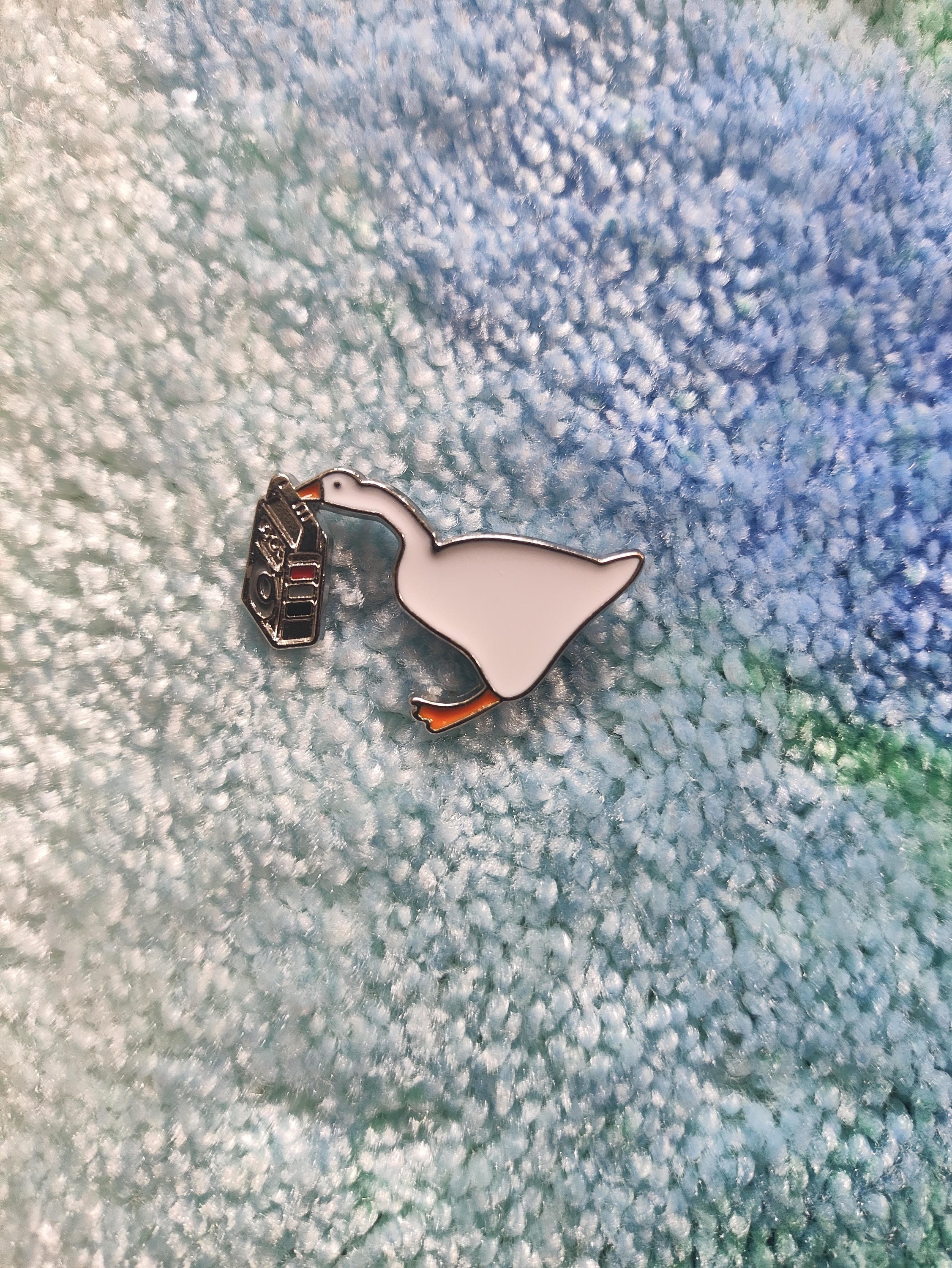 Goose With Knife Enamel PIN Untitled Goose Game Goose With Hammer ...