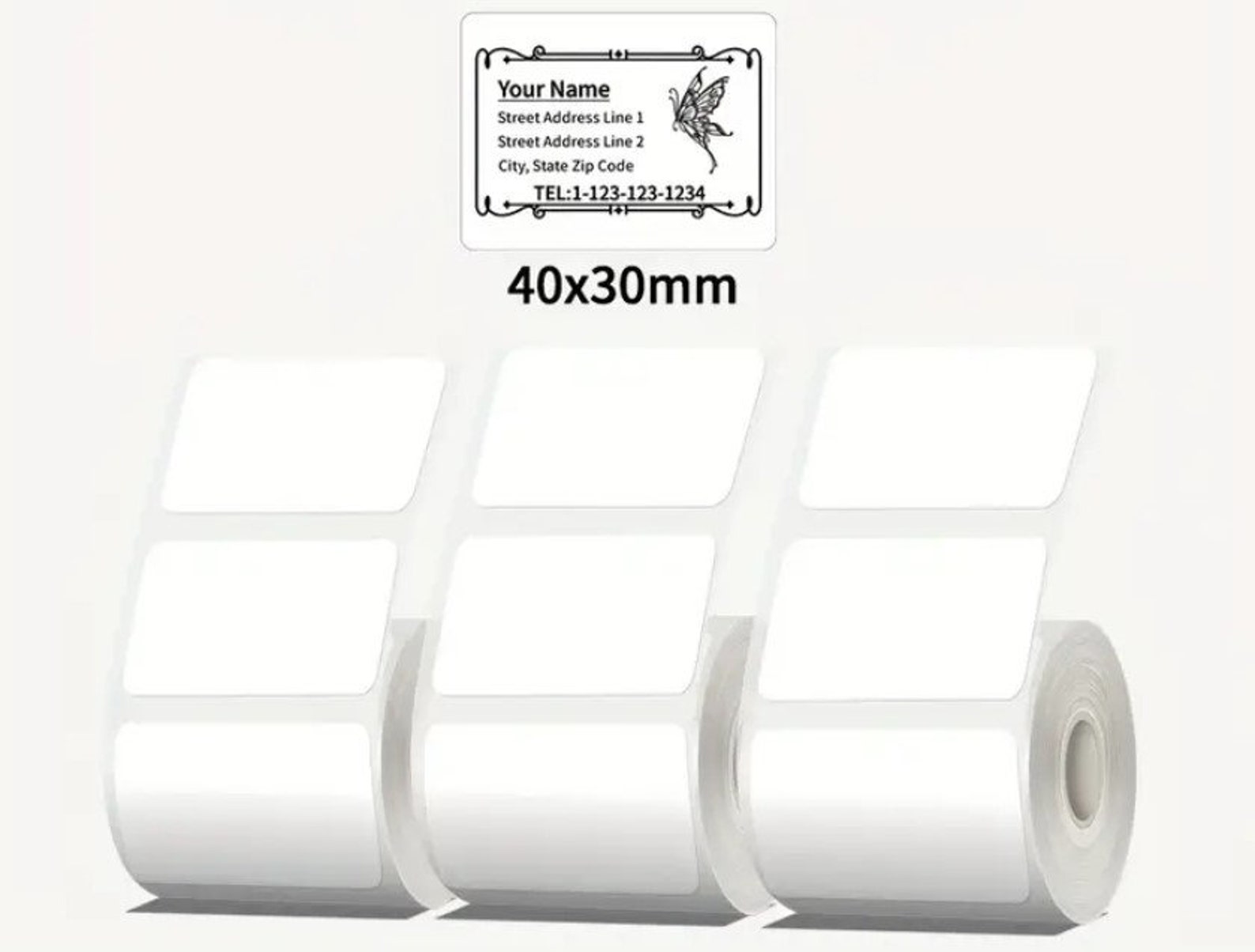 50 CUSTOM Labels Round Label Square Label Small Labels Big Labels Paper ...