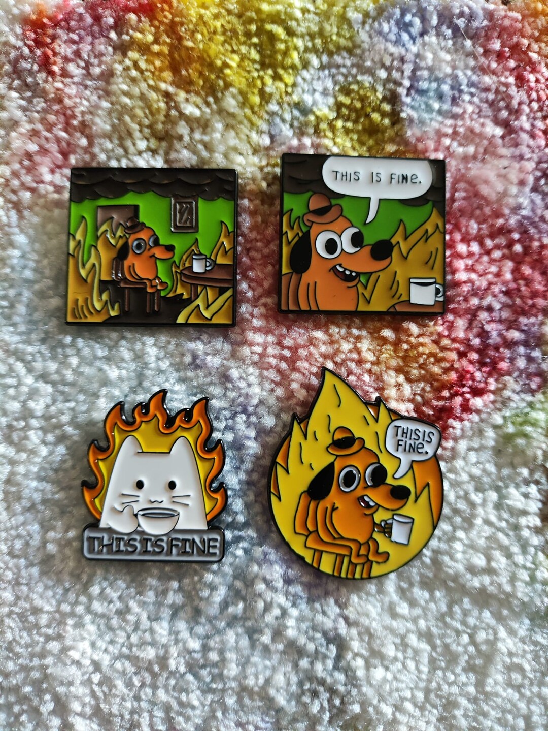 This is Fine Enamel Pins 4 Types - Etsy