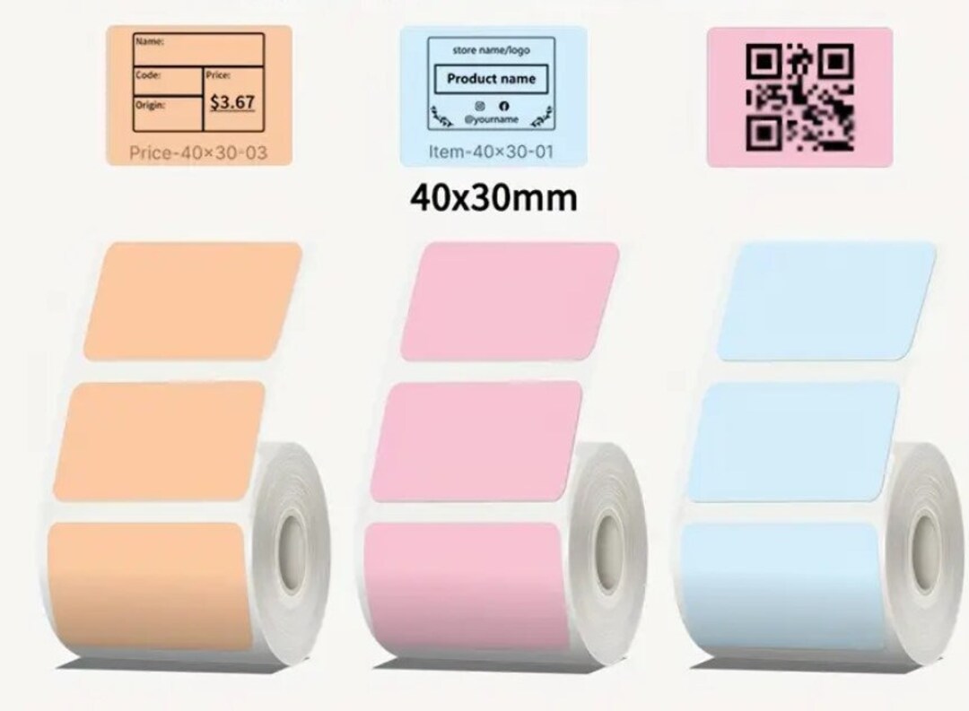 CUSTOM Labels Round Label Square Label Small Labels Big Labels Paper ...