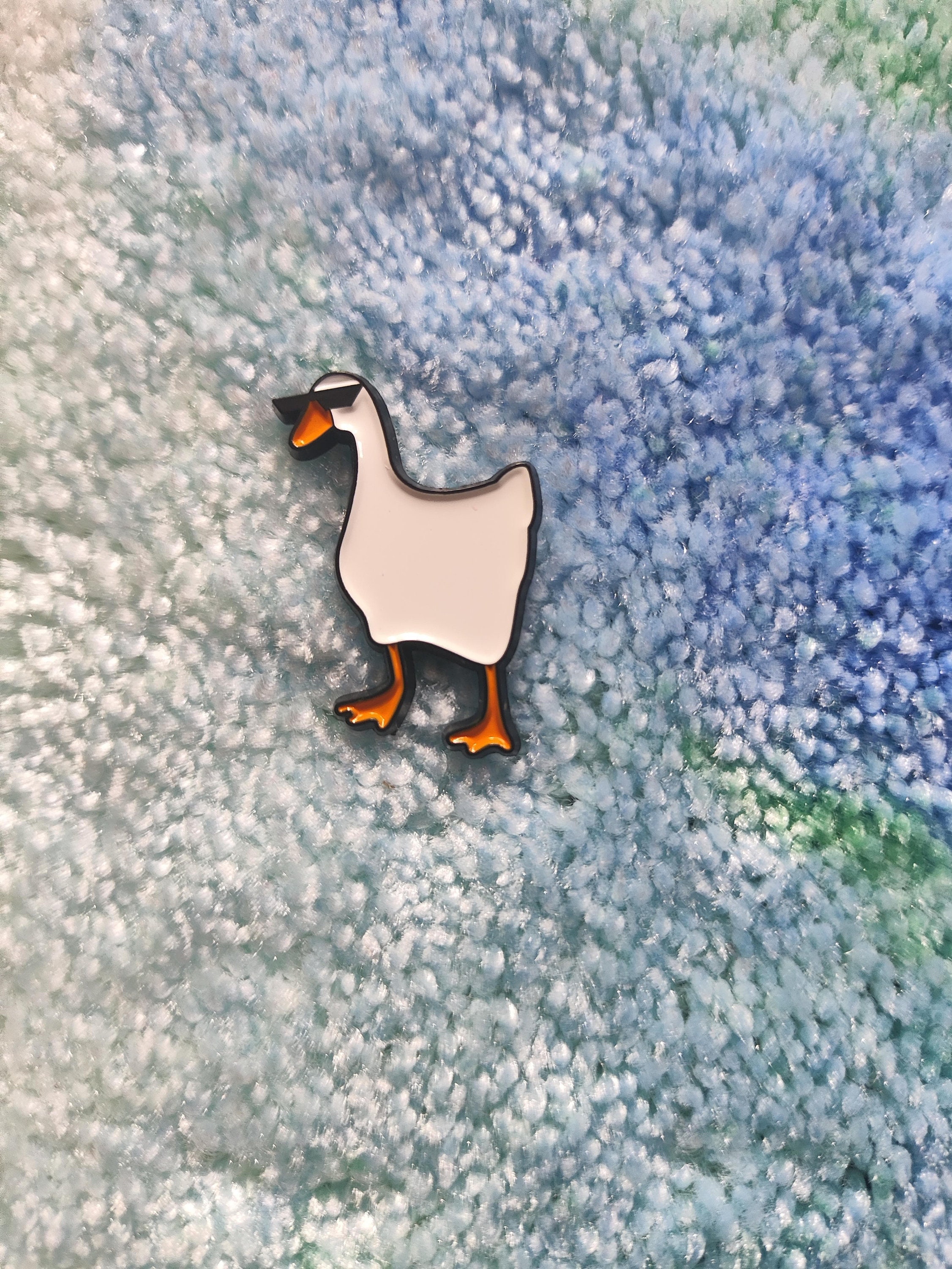 Goose With Knife Enamel PIN Untitled Goose Game Goose With Hammer ...