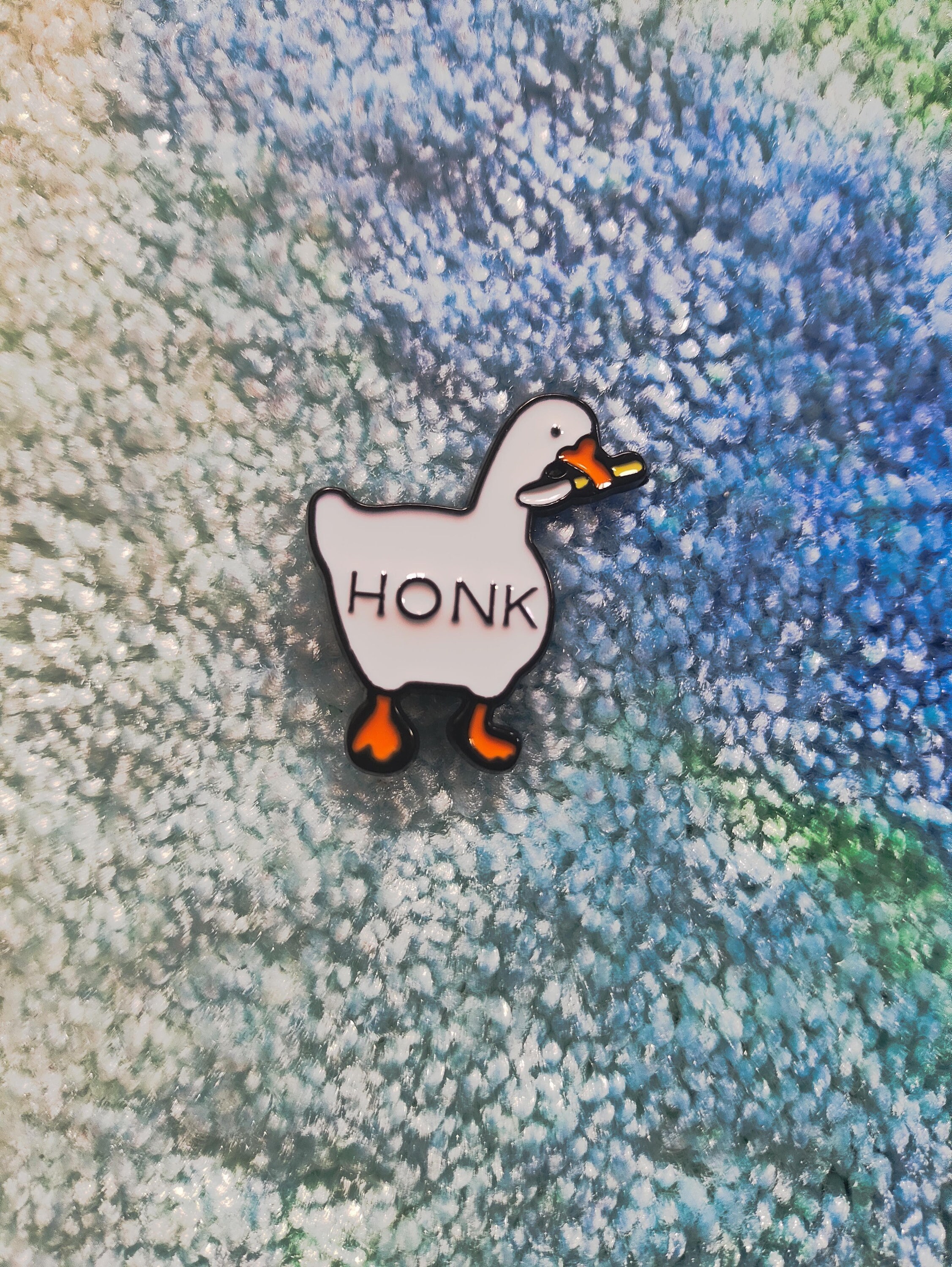 Goose With Knife Enamel PIN Untitled Goose Game Goose With Hammer ...