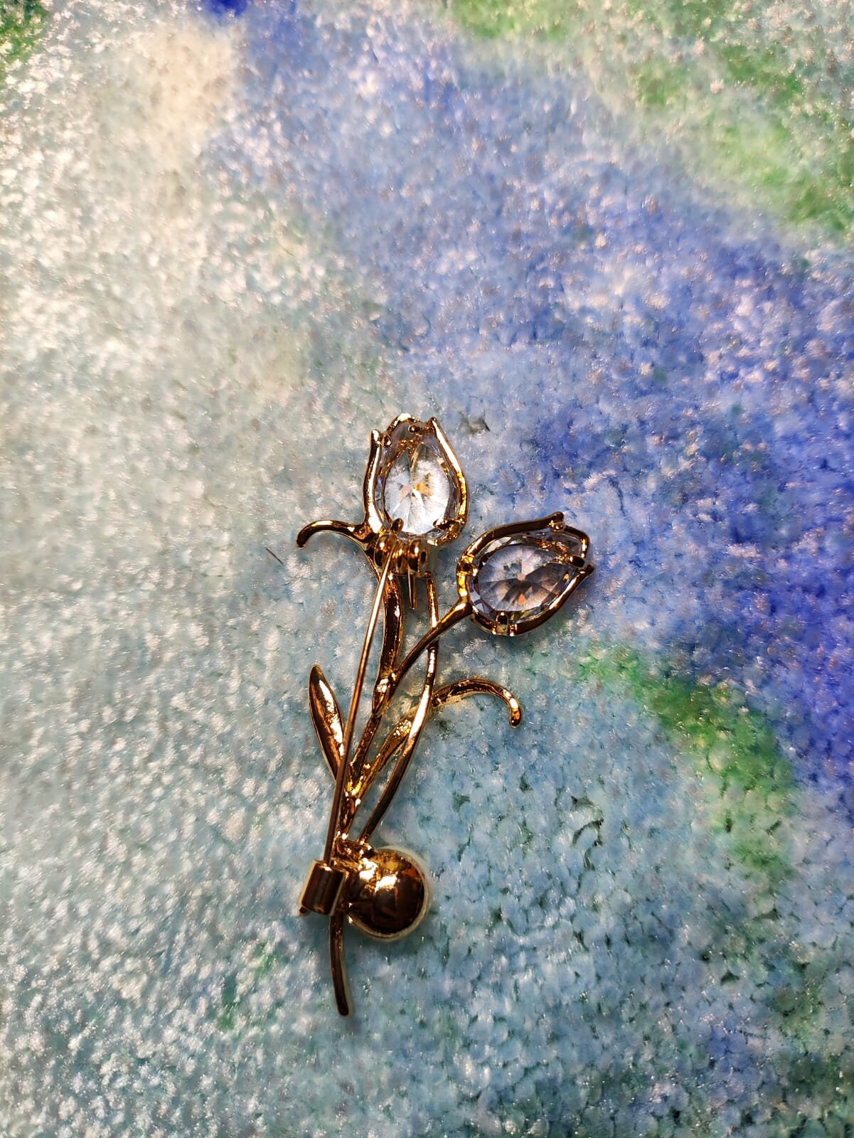 2 broche rose blanche détaillée paillettes magnifique blanc roses ...