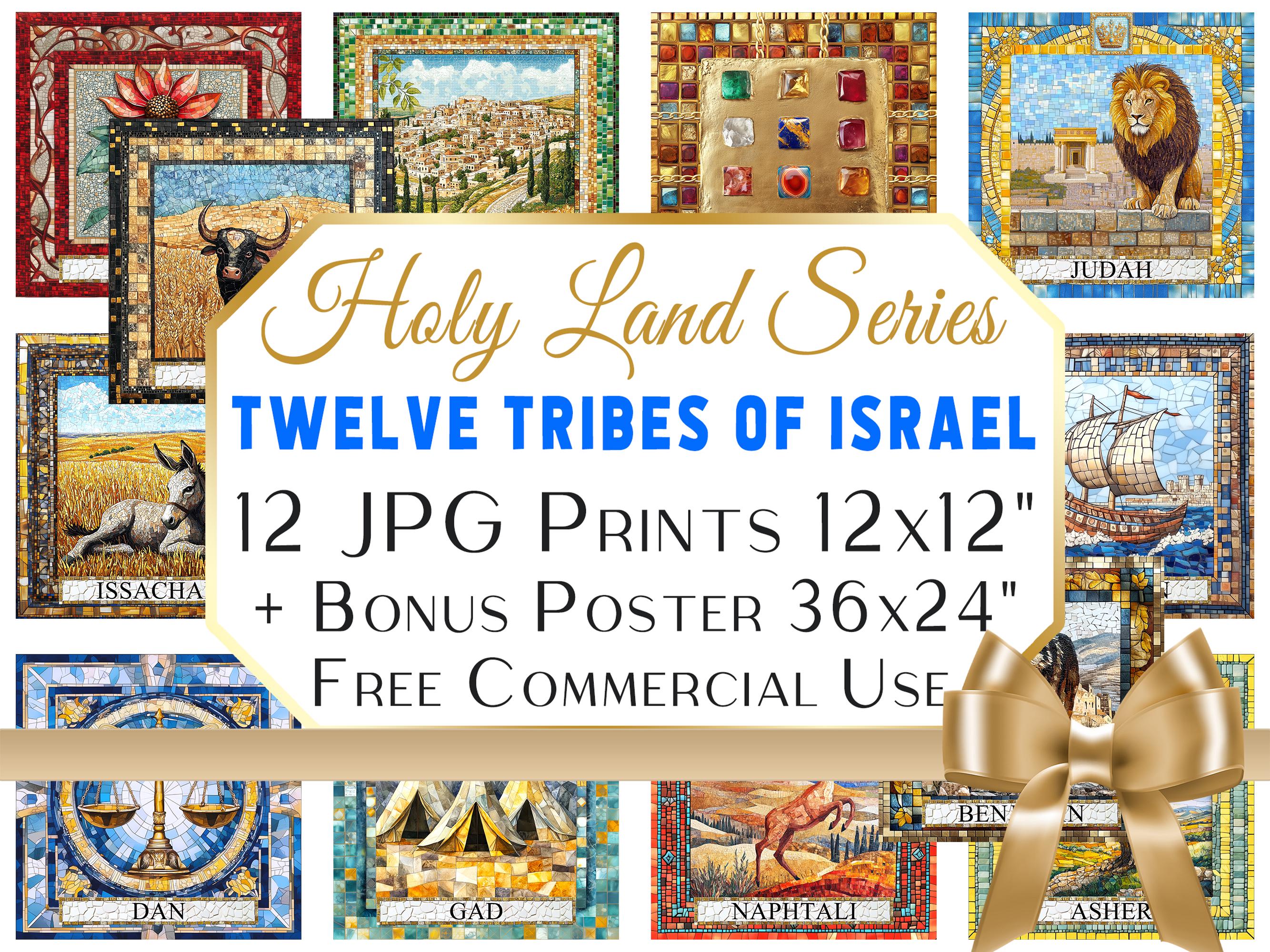 The Twelve Tribes: Artistic Mosaic Depictions of the Israelite Banners ...