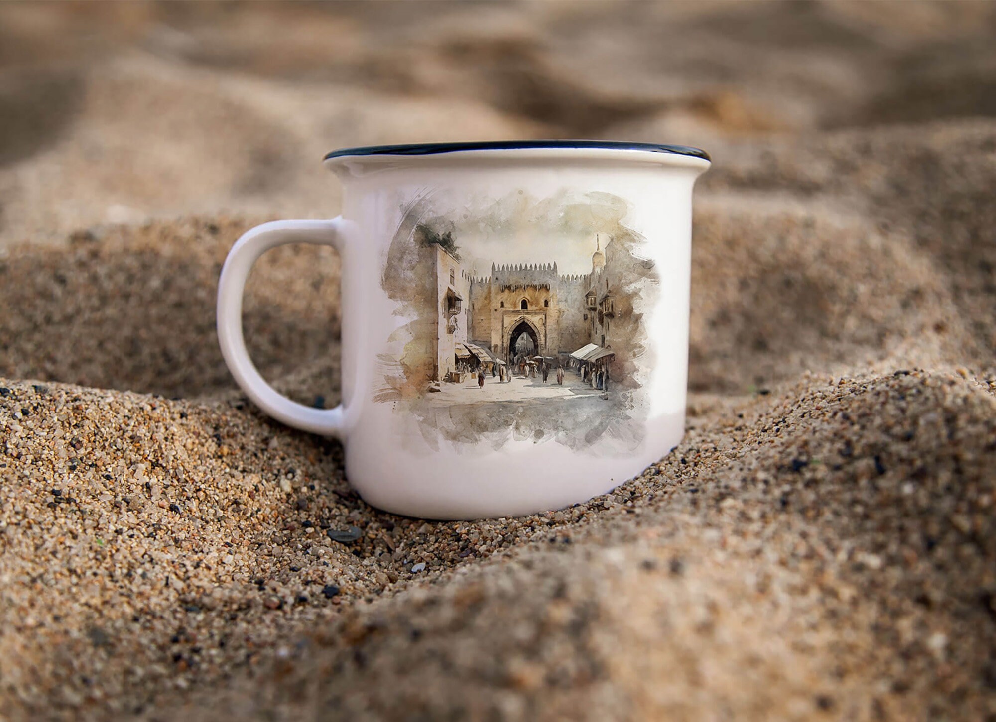 Jerusalem Postcards Watercolor Pngs – 12 Scenes of Jerusalem ...