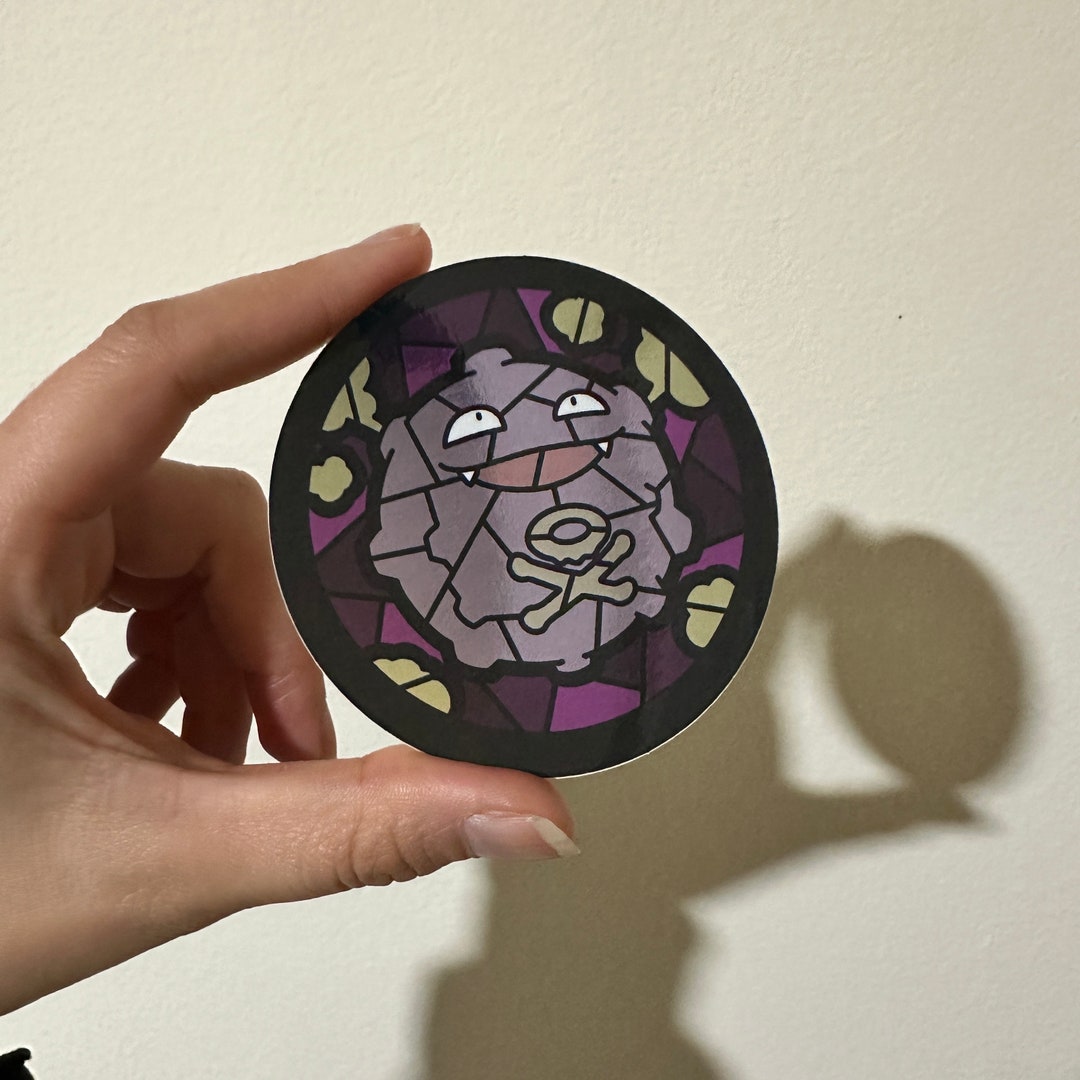 Koffing Stained Glass Sticker - Etsy