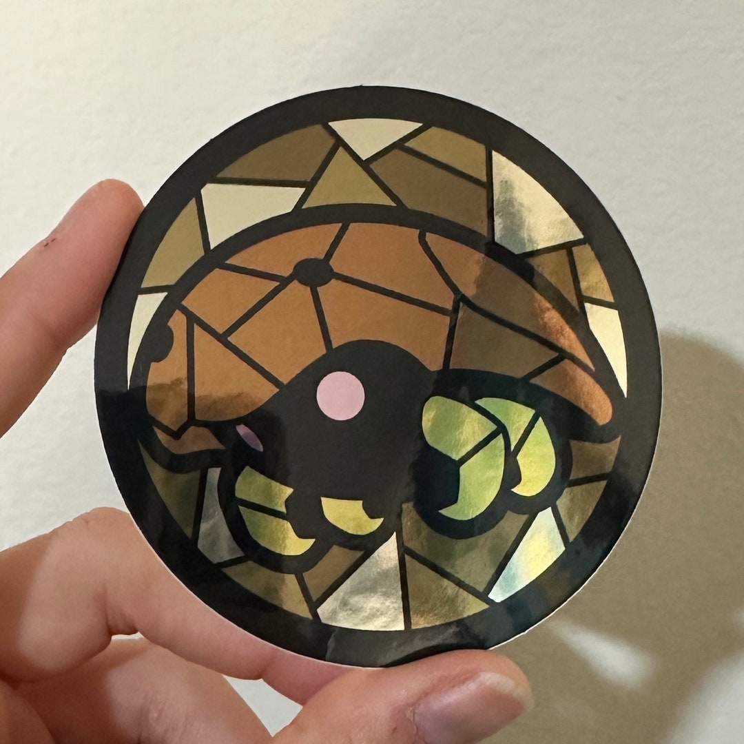 Kabuto Stained Glass Sticker - Etsy