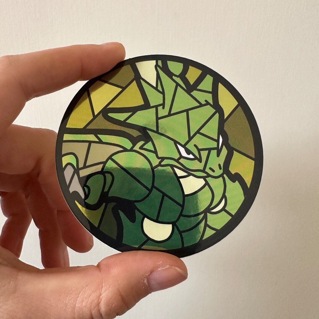 Scyther Stained Glass Sticker - Etsy