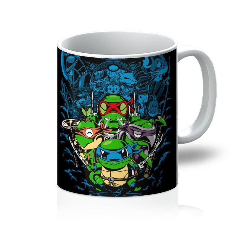 Rare Design Teenage Mutant Ninja Turtles Mug - Etsy