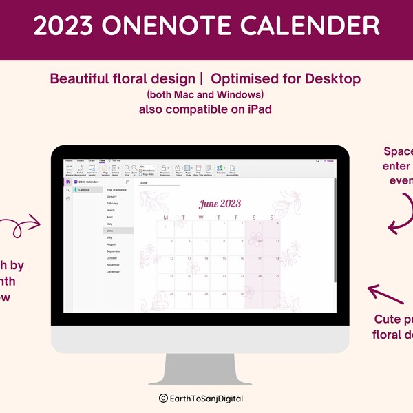 Onenote Template - Etsy