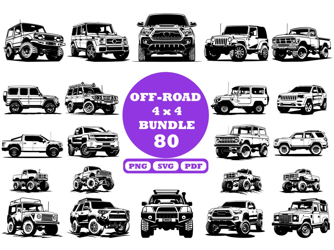 Off-Road 4x4 SVG, Bungle Offroad SVG, Paquete de imágenes prediseñadas ...